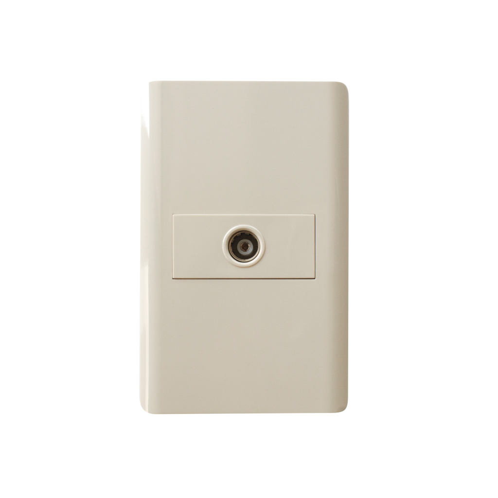 PLACA PARA TV COAXIAL MARFIL A. DEVICES | Electroma