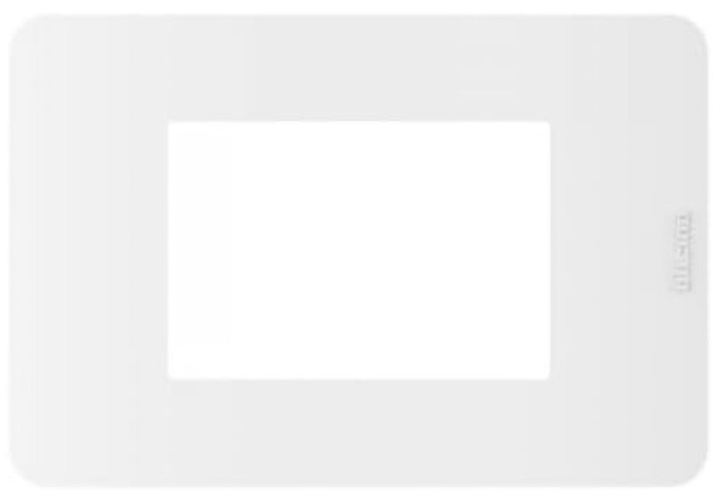 PLACA TRIPLE BLANCA SIN PUENTE MATIX GO BTICINO | Electroma